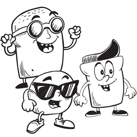 A Cartoon Character With Glasses And A Cartoon Character Wearing