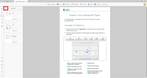 How To Add Rename Remove Bookmarks Support Kdan