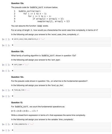 solved question 10a if we supplied linear search q1a with