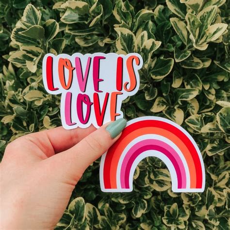 Lesbian Flag Bumper Sticker Etsy
