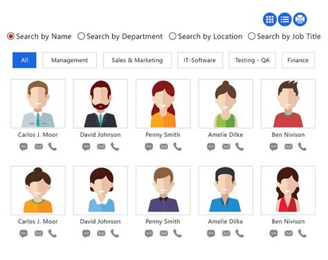 Sharepoint Employee Directory Template Printable Word Searches