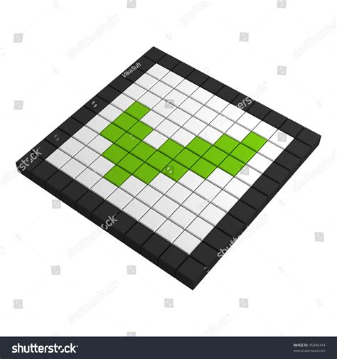 3d Checkbox Pixel Icon Stock Illustration 45406444 Shutterstock