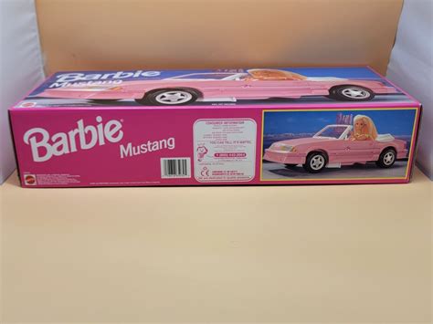 Retired Barbie 1993 Pink Ford Mustang Convertible Rare Collectible