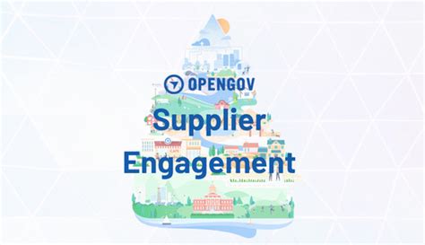 Supplier Engagement Evaluations And Awards Opengov
