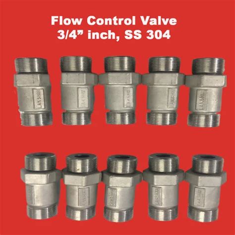 Flow Control Valve 3 4 Inch Flow Control Valve Ss 304 Trader