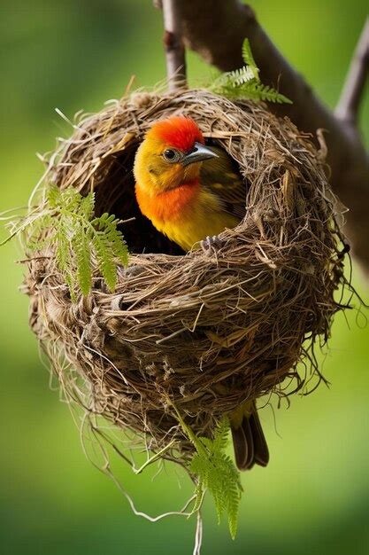 Premium Ai Image Weaver Bird