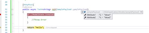 C How To Validate Request Body By Allowing Only Attributes Assigned In The Model Of An Asp