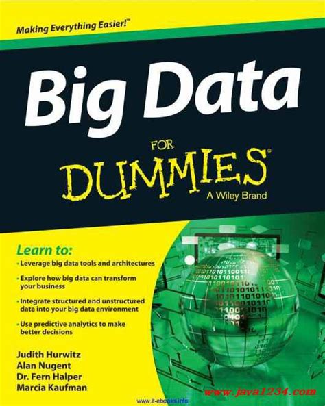 big data for dummies pdf 下载 java知识分享网 免费java资源下载