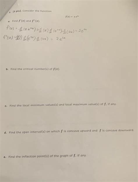 solved section 4 3 how derivatives affect the shape of a