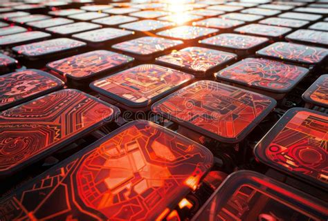 Abstract Technology Background Circuit Board 3d Rendering 3d
