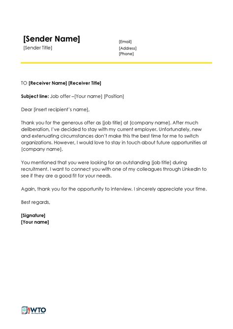 100s Of Free Rejection Letter Templates Editable