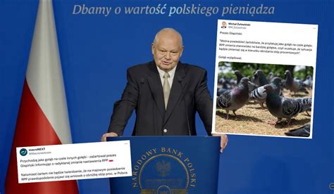 Prezes Glapiński Poetycko Przychodzę Jak Gołąb Na Czele Gołębi Donald Pl