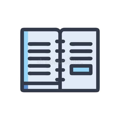 Creative Open Notebook For Notes And Ideas Stock Vector Illustration Of Tool Writing 352507877