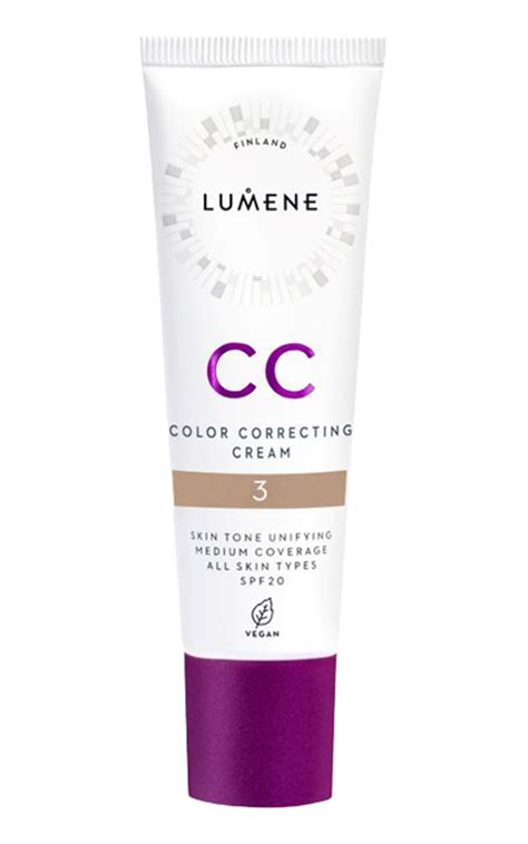 LUMENE, CC COLOR CORRECTING, kreminė pudra, 3 ULTRA LIGHT, 30 ml ...