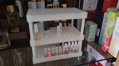 Free 3d File Perfume Samples Stand Stackable・3d Printing Model To