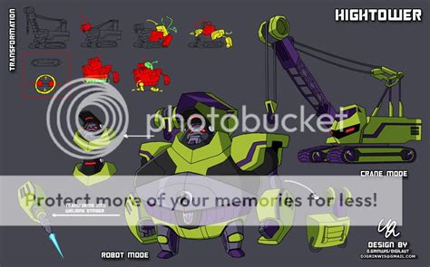 2d Artwork Transformers Animated Hightower Tfw2005 The 2005 Boards