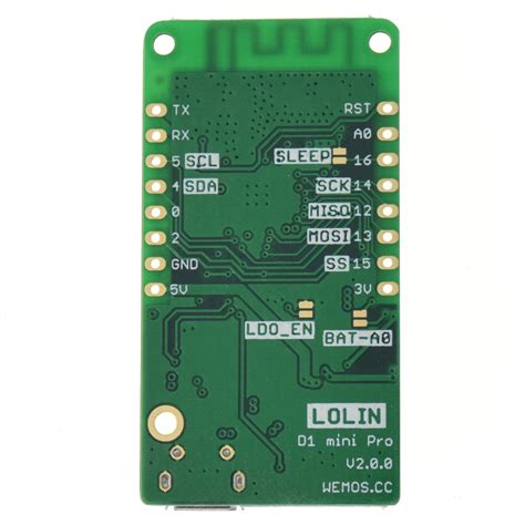 D Mini Pro WEMOS Documentation