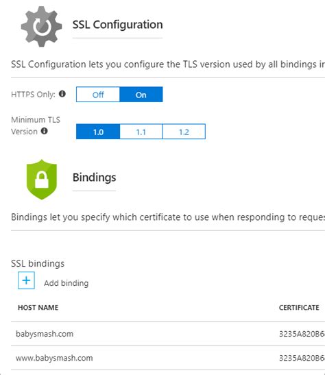 Securing An Azure App Service Website Under SSL In Minutes With Let S Encrypt Scott Hanselman