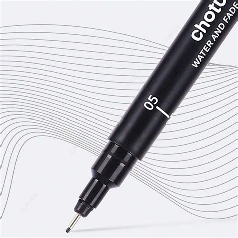 3 Sizes Black Micro Pens Waterproof Archival Ink Fine Point Pen For