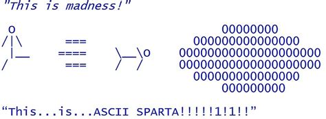 Ascii Sparta By Jgarverick Redbubble