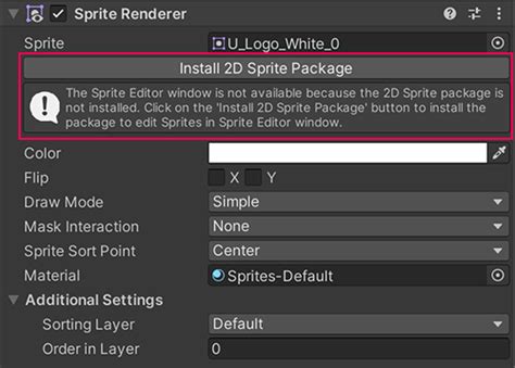 Unity Manual Sprite Renderer