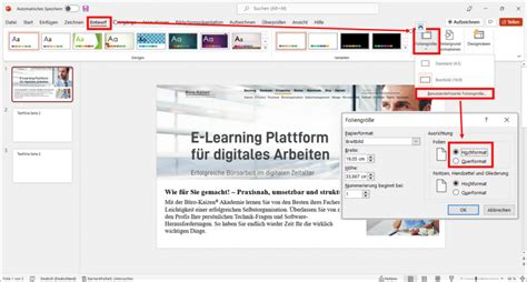 Wie Man Powerpoint Folien Ins Din A4 Hochformat Dreht