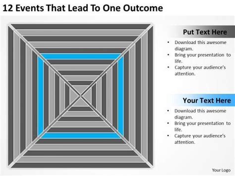 Events That Lead To One Outcome Ppt Sample Business Plan Template PowerP