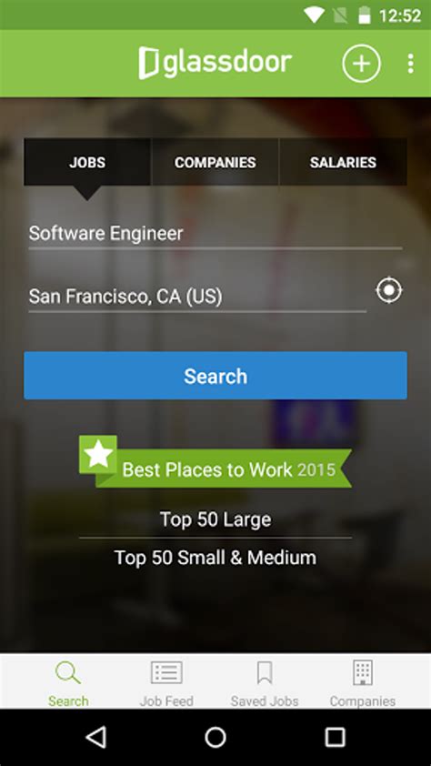 Android 용 Glassdoor Job Search Company Reviews Salaries 다운로드