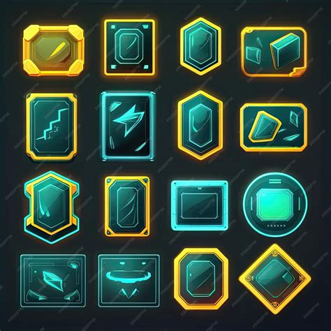 Premium Ai Image App Rectangle Frame Game Ai Generated Menu Square Board Ui Design App