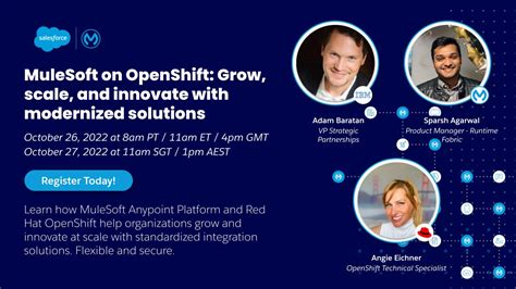 Mulesoft On Openshift Grow And Innovate At Scale Webinar