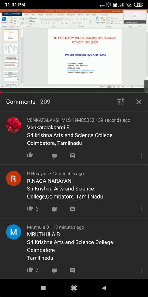 venkatalakshmi subramaniam on linkedin kapila niplw skasc