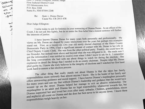 Sample Letter To Judge For Leniency In Sentencing