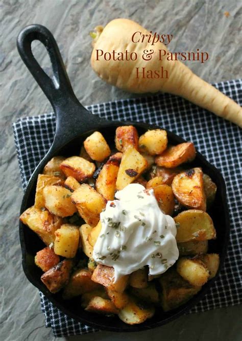 Crispy Potato And Parsnip Hash With Stonyfield Yogurt Dreamfarm The