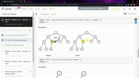 1379 Find A Corresponding Node Of A Binary Tree In A Clone Of That Tree Leetcode Hindi Youtube