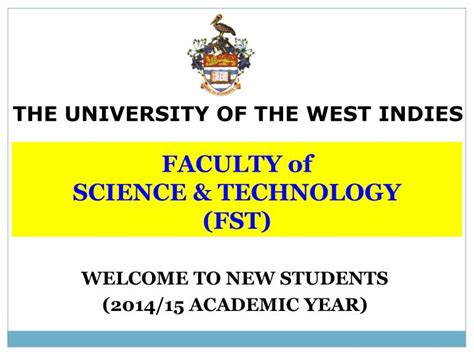 PPT FACULTY Of SCIENCE TECHNOLOGY FST PowerPoint Presentation ID 2704047
