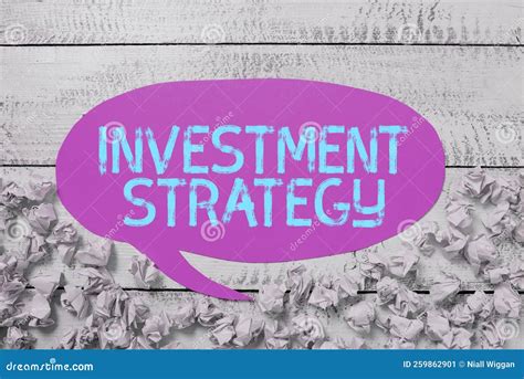 Conceptual Caption Investment Strategy Business Approach Unite And
