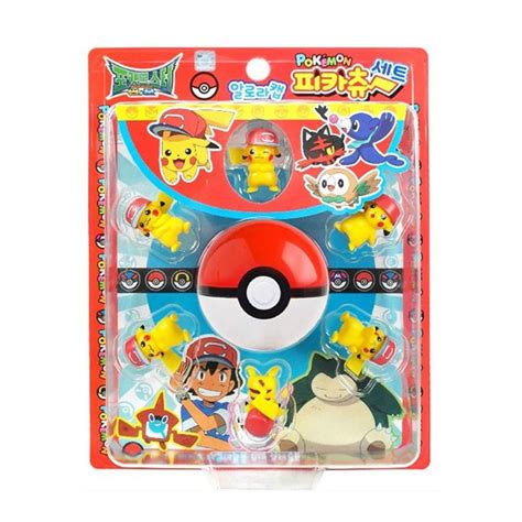 포켓몬 알로라캡 피카츄세트 1p 피규어 인형 장난감 홈플러스 택배배송