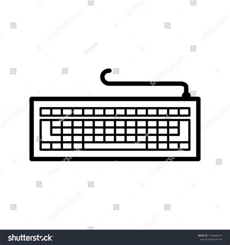 keyboard vector icon computer keyboard icon stock vector royalty free