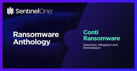 Conti Ransomware Analysis Detection And Mitigation