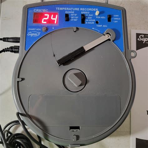 Tested Works Supco Cr87bc Celsius Temperature Circular Chart Recorder Lab Liquidators Store