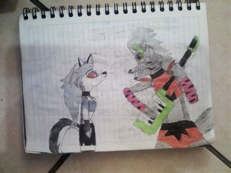 Loona Meets Roxanne Wolf By Davidch581 On Deviantart
