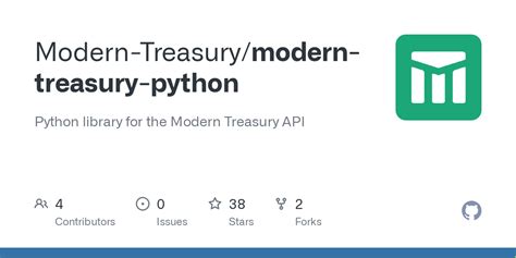 Github Modern Treasurymodern Treasury Python Python Library For The