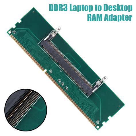 PC 구성 요소 DDR 노트북 데스크탑 RAM 어댑터 SODIMM 메모리 DIMM RAM 어댑터 확장 카드 전송 카드 컴퓨터 구성요소