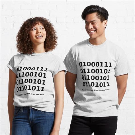Binary Binary Code Binary Code Funny T Shirt T Shirt By NoriTEEs Redbubble