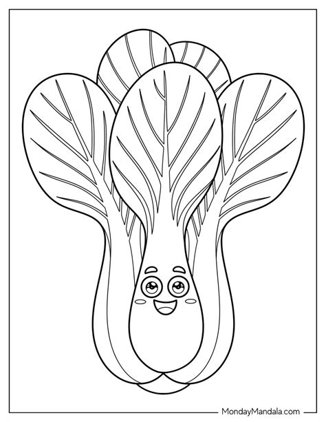 Vegetable Basket Coloring Pages 2025
