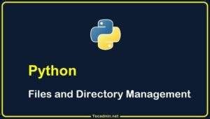 How To Check If A File Or Directory Exists In Python TecAdmin