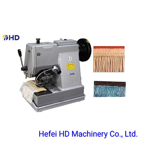 Overlock Stitich Automatic Carpet Tassel Making Machine Scarf Fringe