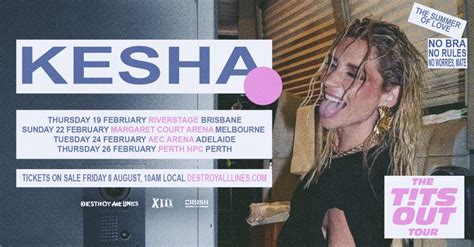 Kesha Brings Tts Out Tour Down Under X Press Magazine