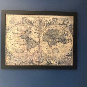Mappa Del Mondo Storico Vecchio Mondo Mappa Vecchio Etsy Old