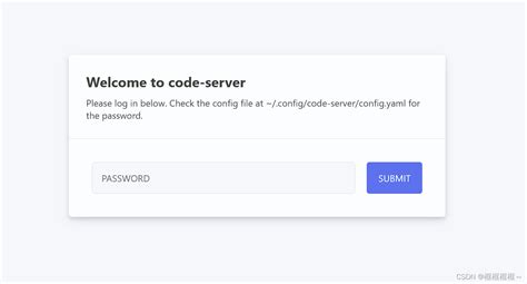 云开发工具的搭建（使用codeserver在linux系统的服务器上搭建云开发环境，在window下使用浏览器就可以在linux环境下开发linux Code Server如何使用 Csdn博客